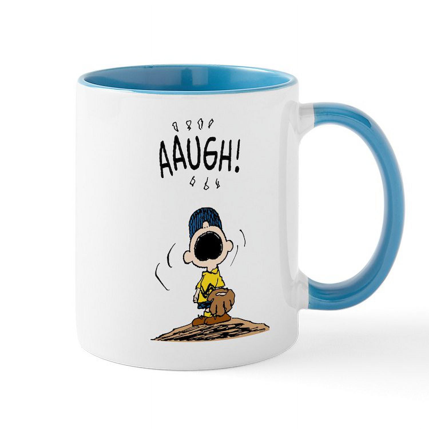 CafePress - Baseball Aaugh! Mug - 11 oz Ceramic Mug - Novelty Coffee ...
