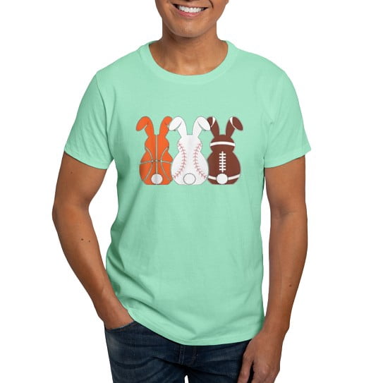 CafePress - Basketball Baseball Football Sports Easter Bunny R Men's ...