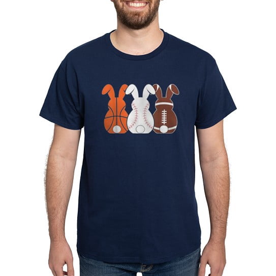 CafePress - Basketball Baseball Football Sports Easter Bunny R Men's ...