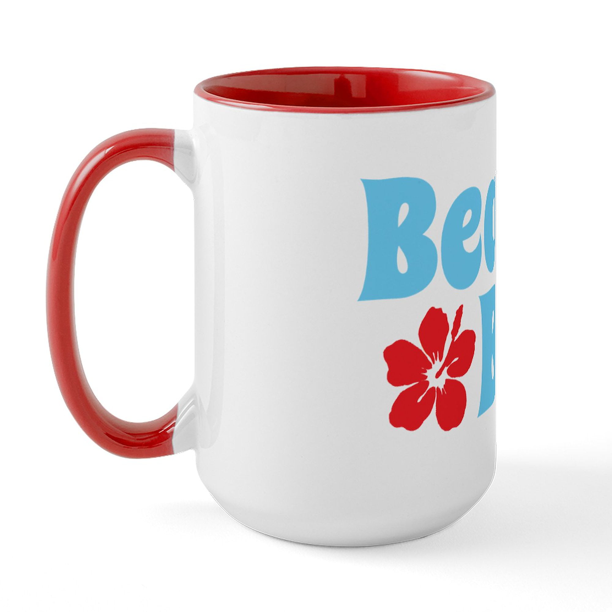 CafePress - Beach Bum Large Mug - 15 oz Ceramic Large White Nolvety Mug ...
