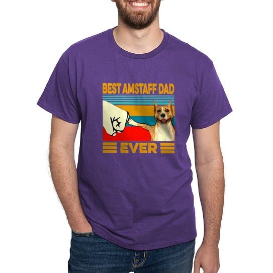 CafePress - Best Amstaff Dad Ever Vintage Shirt (1) Men's Value T Shirt ...