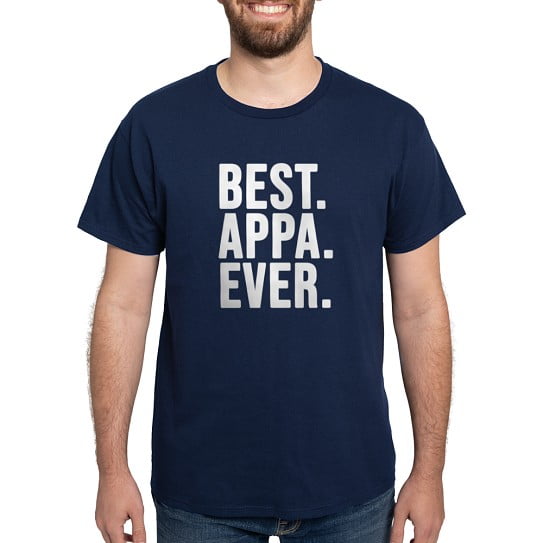 CafePress - Best Appa Ever Korean Fathers Day Tshirt Gift For Men's ...