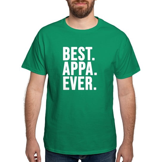 CafePress - Best Appa Ever Korean Fathers Day Tshirt Gift For Men's ...