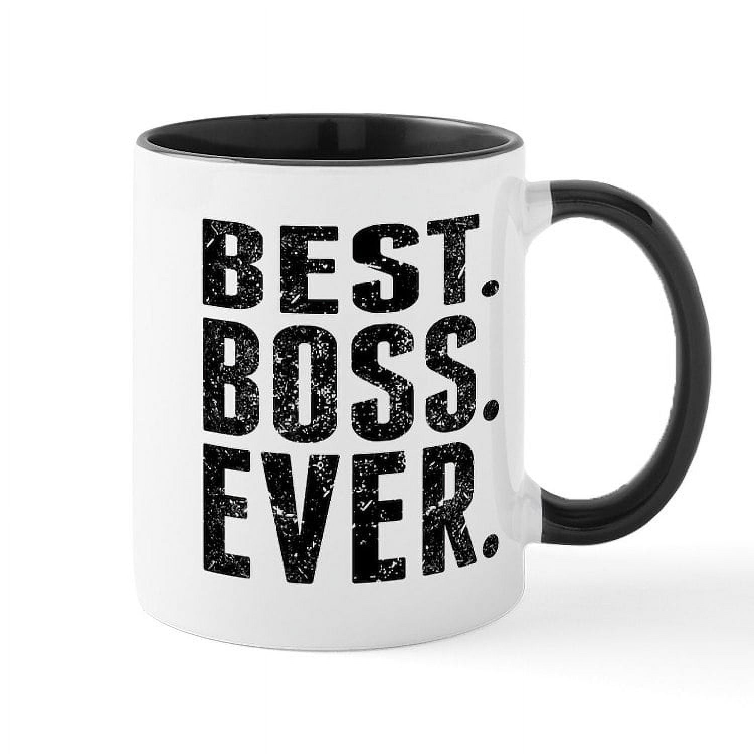 CafePress - Best. Boss. Ever. Mugs - 11 oz Ceramic Mug - Novelty Coffee ...