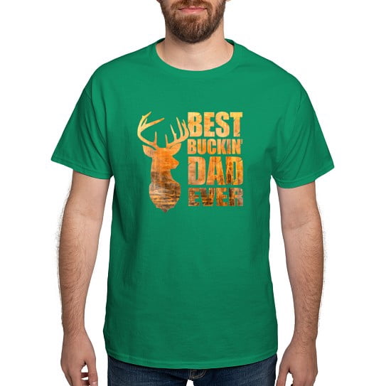 CafePress - Best Buckin' Dad Ever Mix Colors Yellow Tone. Men's Value T ...