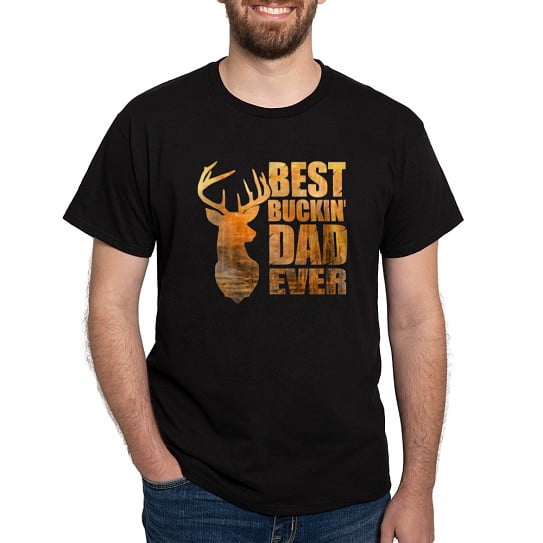 CafePress - Best Buckin' Dad Ever Mix Colors Yellow Tone. Men's Value T ...