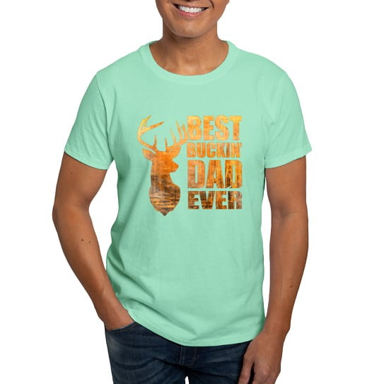 CafePress - Best Buckin' Dad Ever Mix Colors Yellow Tone. Men's Value T ...