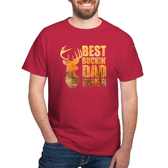 CafePress - Best Buckin' Dad Ever Mix Colors Yellow Tone. Men's Value T ...