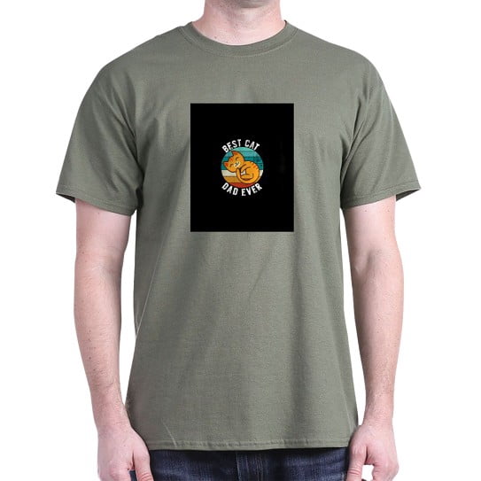 CafePress - Best Cat Dad Ever (6) Men's Value T Shirt - Men's Classic ...