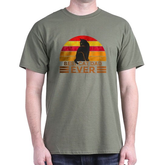 CafePress - Best Cat Dad Ever (7) Men's Value T Shirt - Men's Classic ...