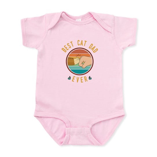 CafePress - Best Cat Dad Ever Fathers Day Orange Cat Dad - Cute Infant ...