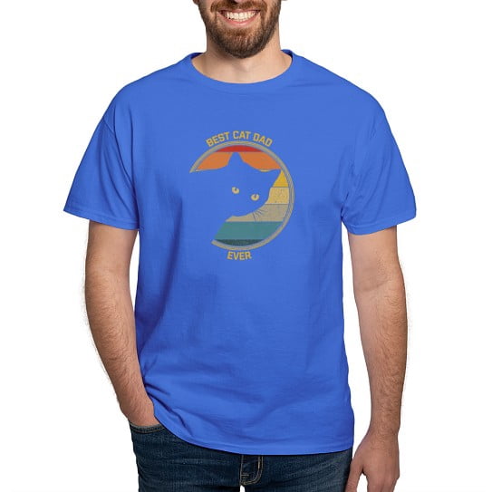 CafePress - Best Cat Dad Ever Vintage Fathers Day Gift Vintage Men's ...