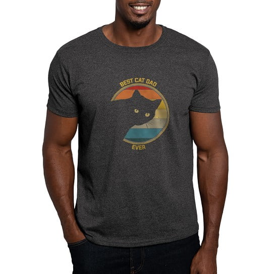 CafePress - Best Cat Dad Ever Vintage Fathers Day Gift Vintage Men's ...