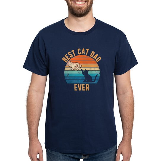 CafePress - Best Cat Dad Ever Vintage Fathers Day Gifts 2020 Men's ...