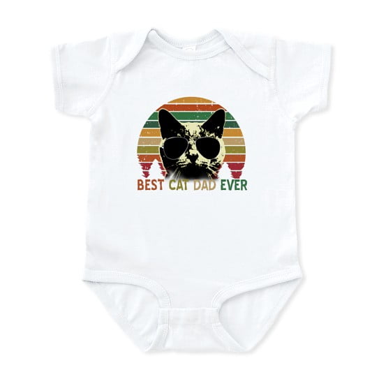 CafePress - Best Cat Dad Ever Vintage Retro Cat Father Gift - Cute ...