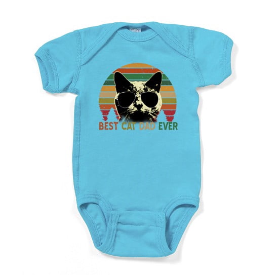 CafePress - Best Cat Dad Ever Vintage Retro Cat Father Gift - Cute ...