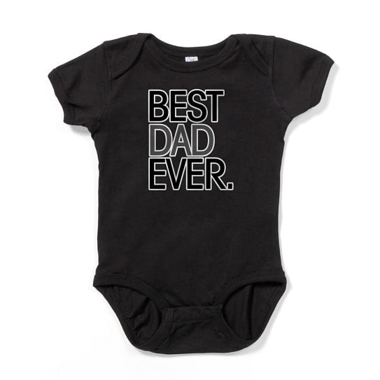 CafePress - Best Dad Ever (3) - Cute Infant Baby Bodysuit Romper ...
