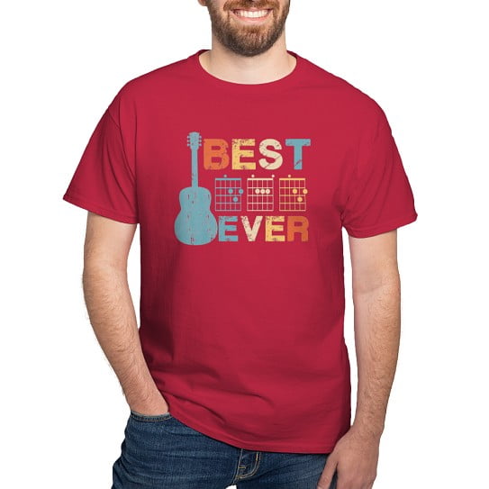 CafePress - Best Dad Ever Guitar Chords Musician Funny Fathers Men's ...