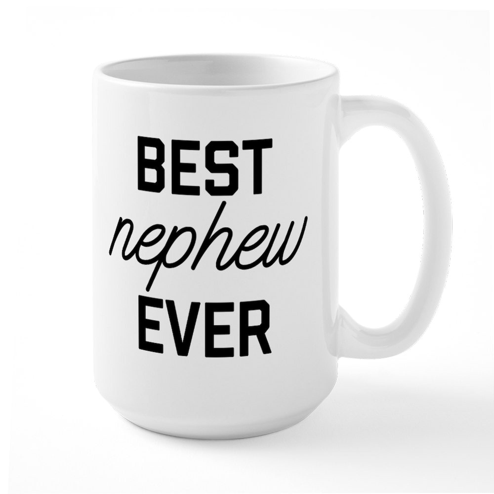 CafePress - Best Nephew Ever Mugs - 15 oz Ceramic Large White Novelty ...