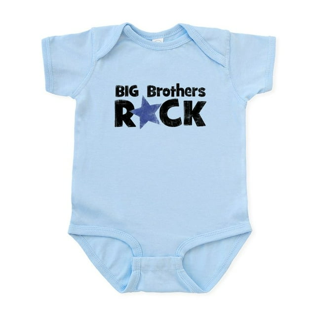 CafePress - Big Brothers Rock Infant Bodysuit - Baby Light Bodysuit, Size Newborn - 24 Months ...