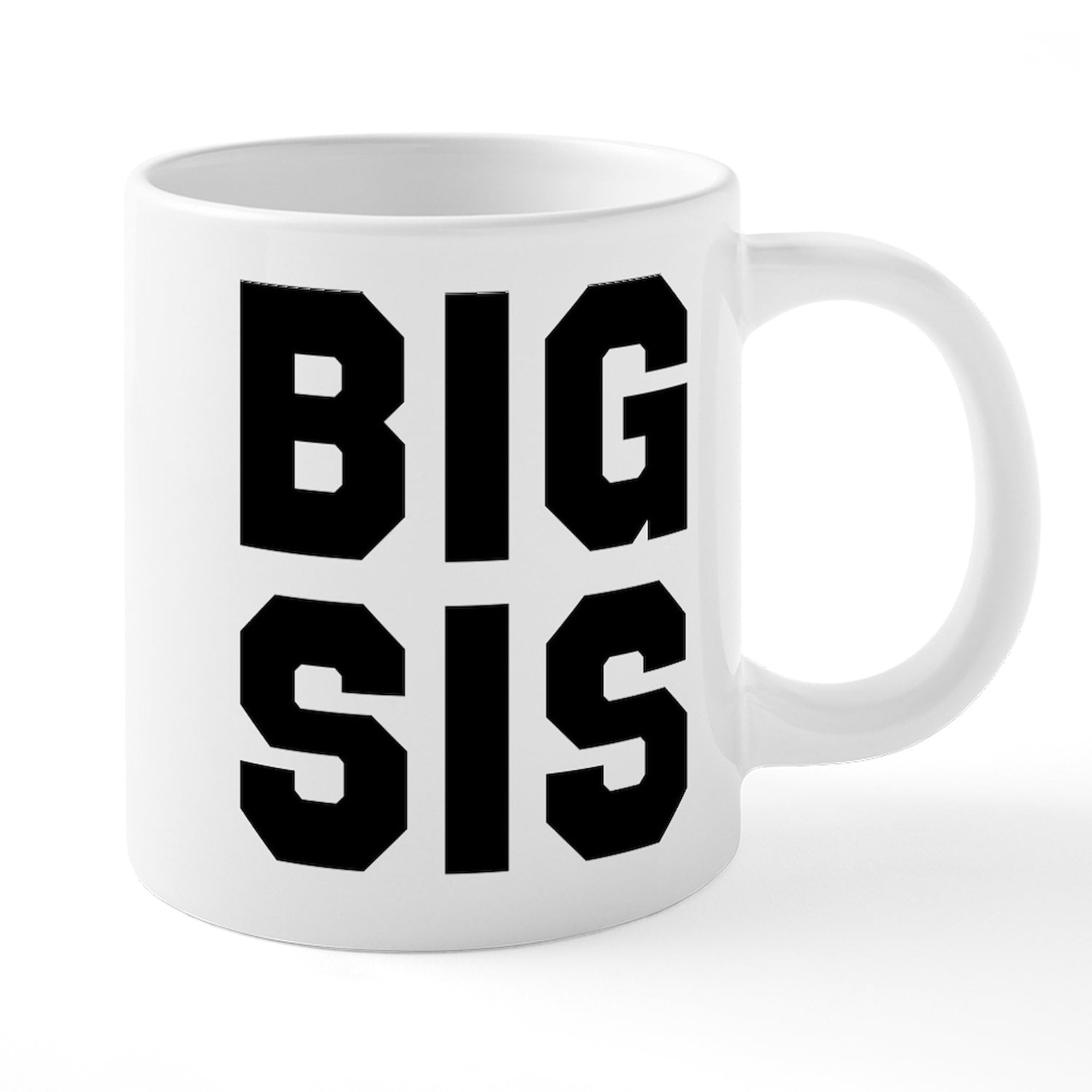 Cafepress Big Sis 20 Oz White Ceramic Mega Mug