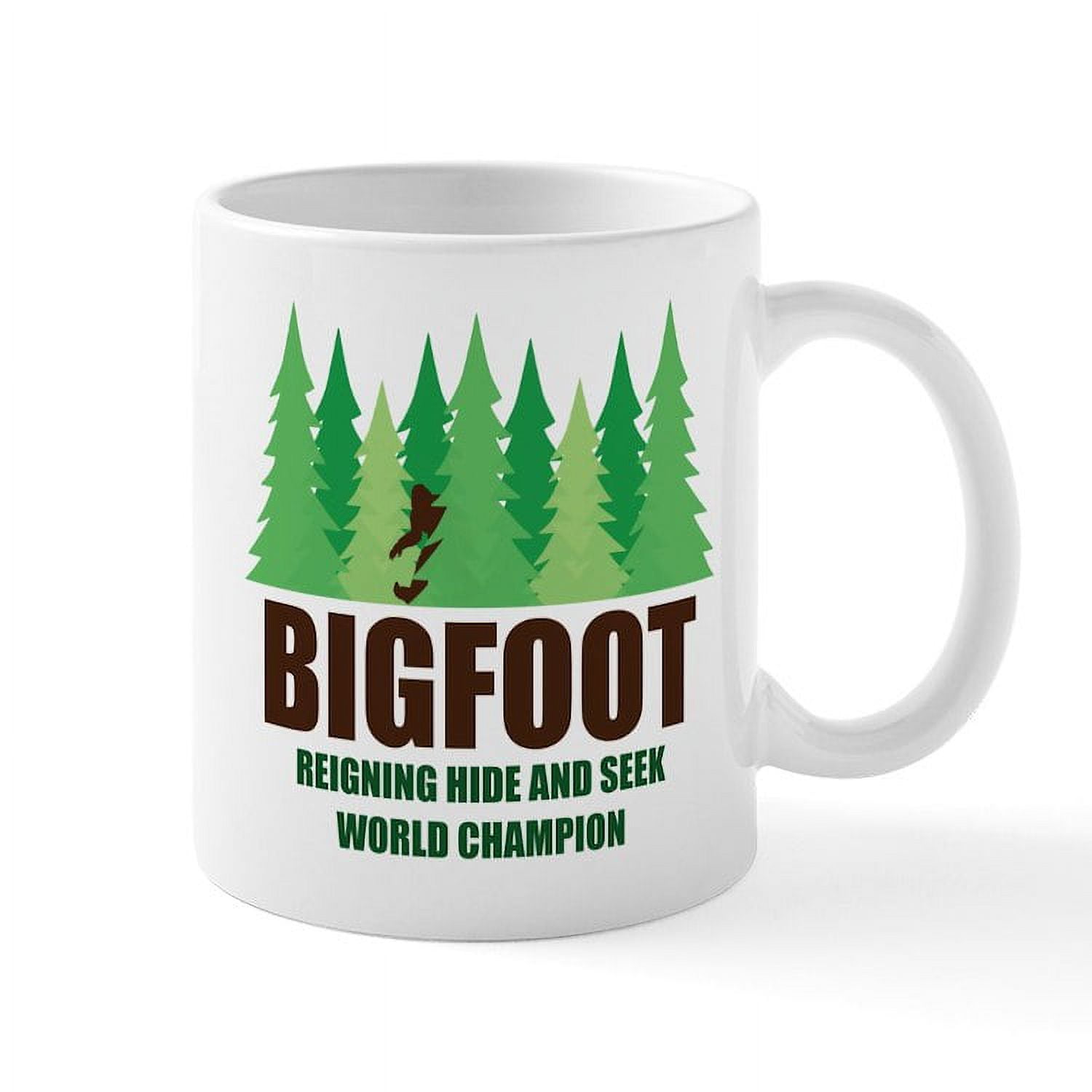 CafePress - Bigfoot Sasquatch Hide And Seek World Champion Mug - 11 oz ...