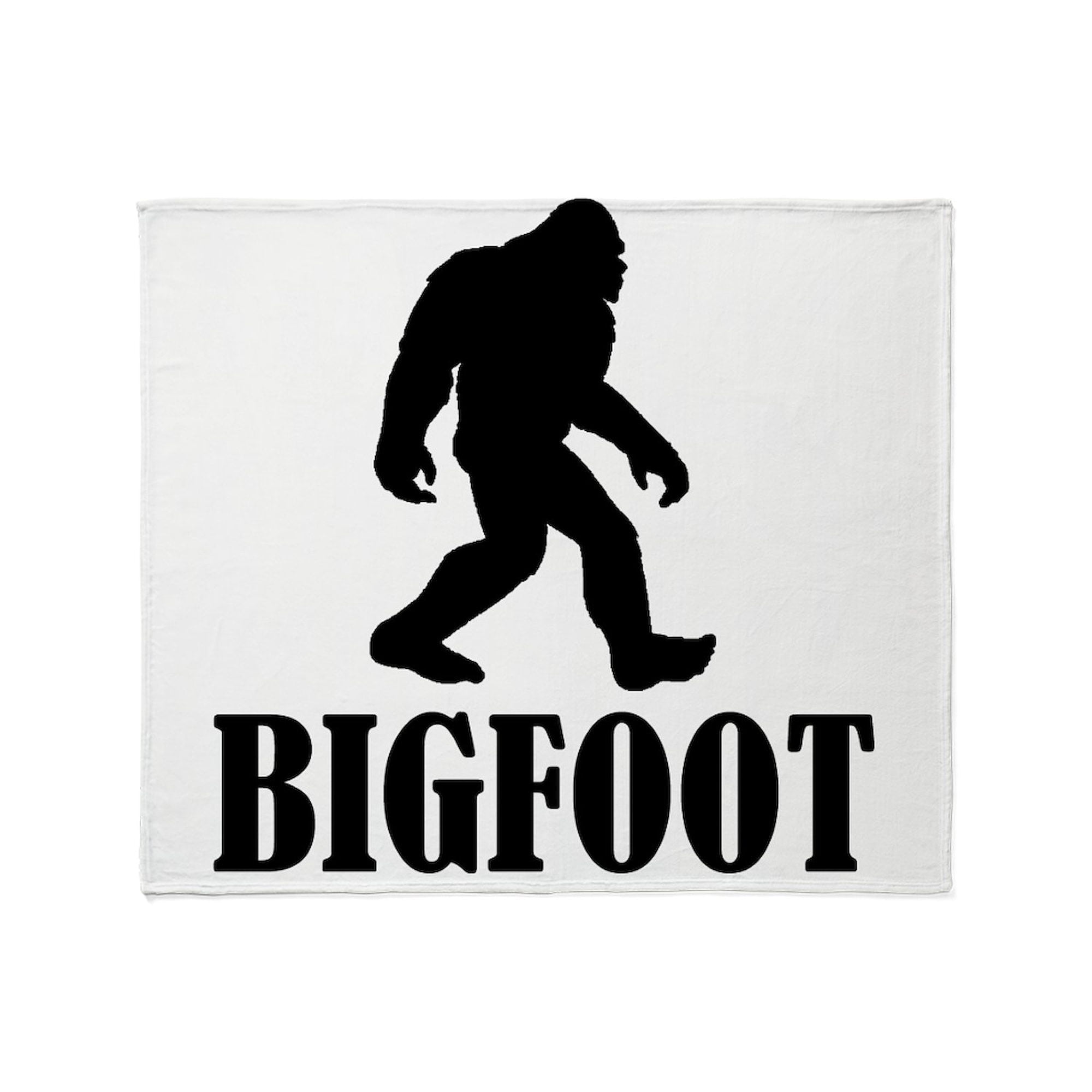 CafePress - Bigfoot Throw Blanket - Soft Fleece Throw Blanket, 50"x60 ...
