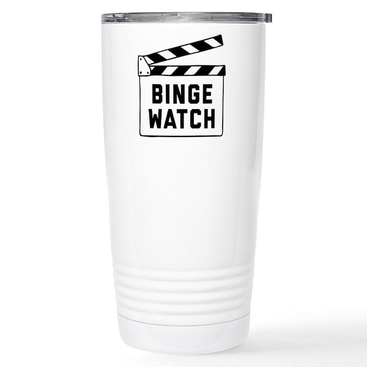 CafePress - Binge 16 Oz Stainless Steel Travel Mug - Insulated ...