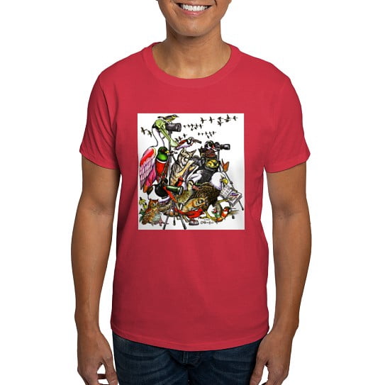CafePress - Birders Ash Grey T Shirt - Men's Classic Cotton T-Shirts ...