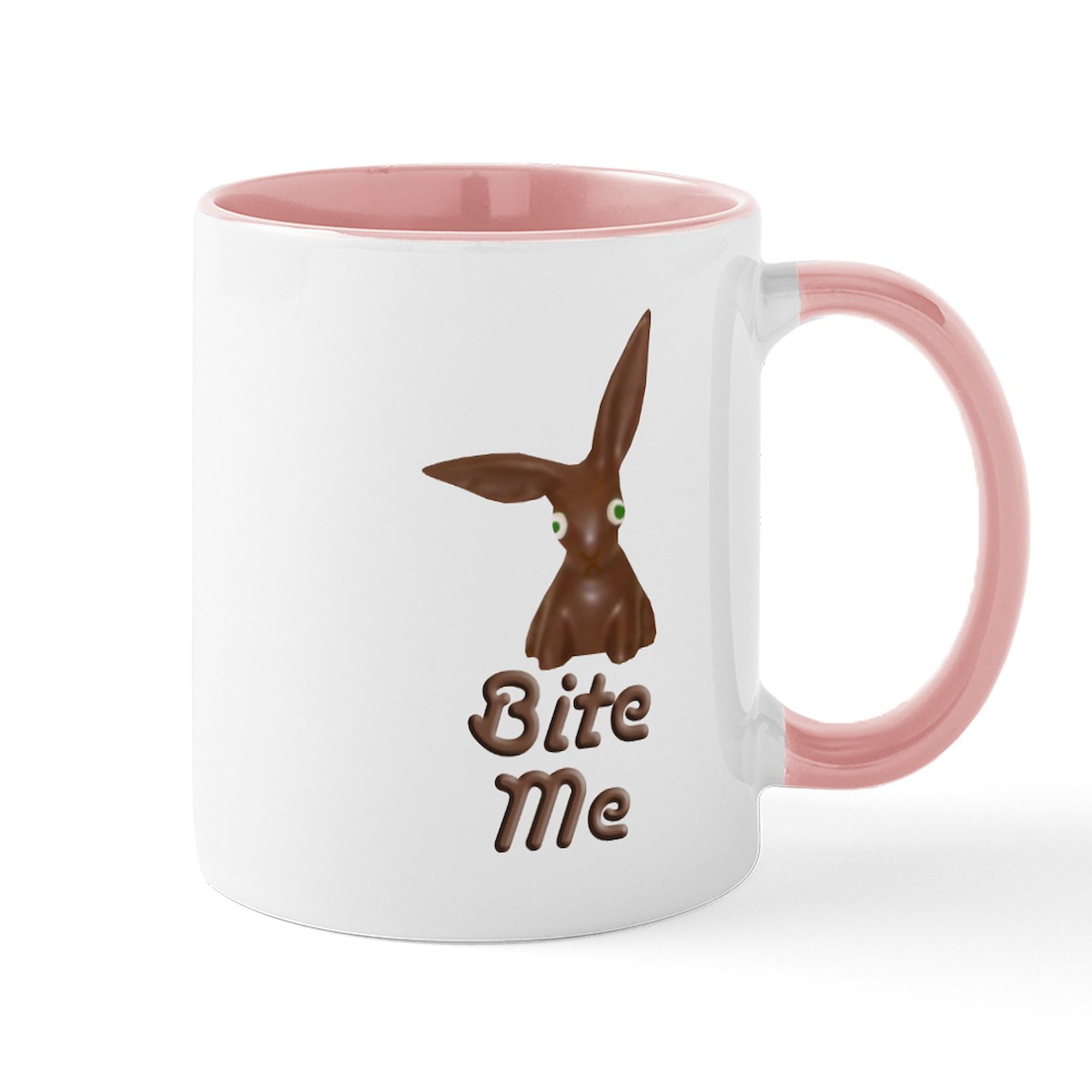 CafePress - Bite Me Easter Chocolate Bunny Mug - 11 oz Ceramic Mug ...