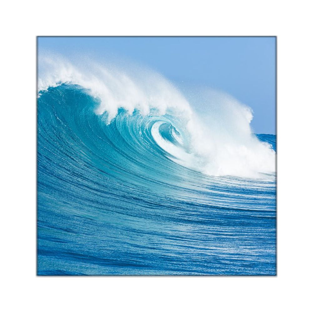 CafePress - Blue Wave Sticker - Square Sticker 3" x 3" - Walmart.com