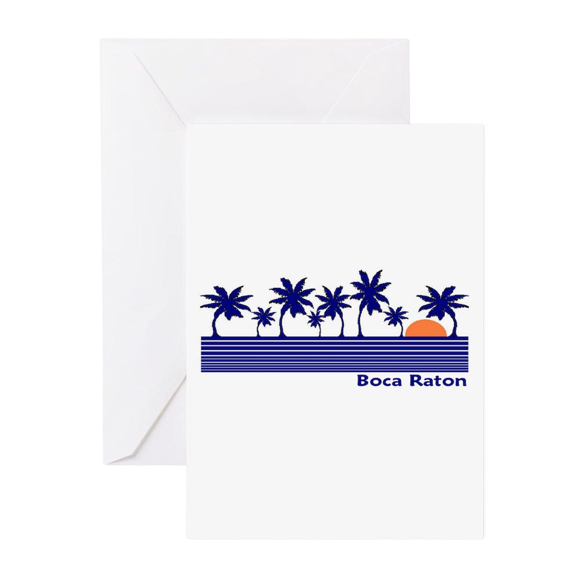 CafePress - Boca Raton, Florida - Greeting Cards (Pk of 10) Matte ...