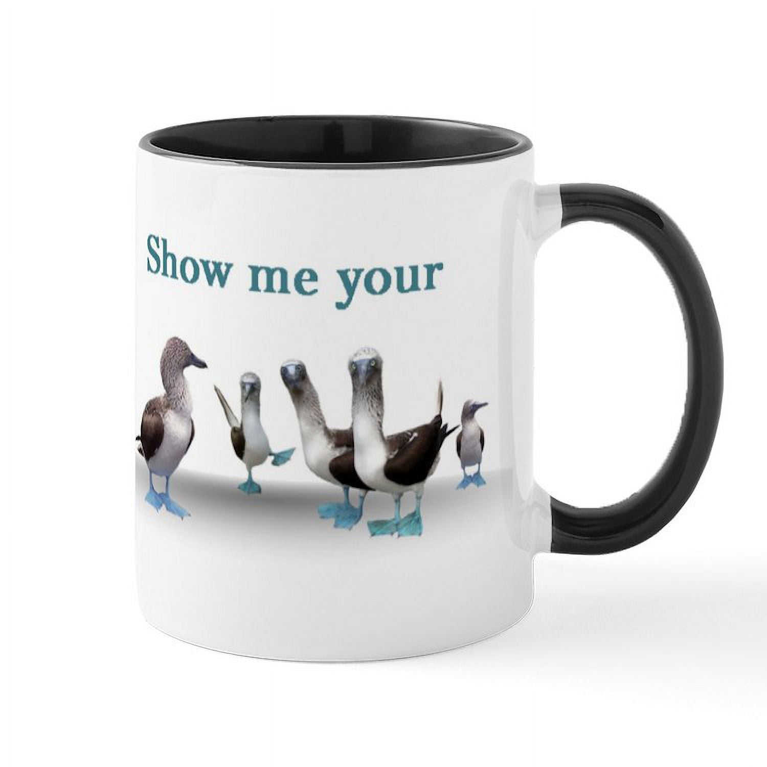 CafePress - Boobies Mug - 11 oz Ceramic Mug - Novelty Coffee Tea Cup ...