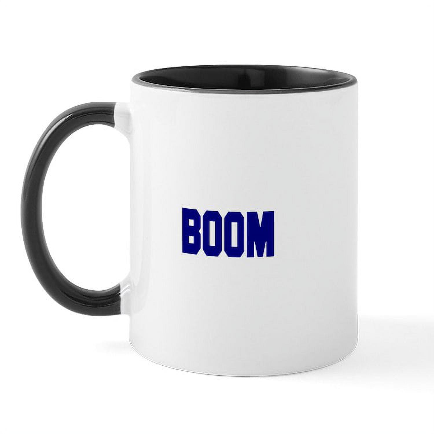 CafePress - Boom Mug - 11 oz Ceramic Mug - Novelty Coffee Tea Cup ...