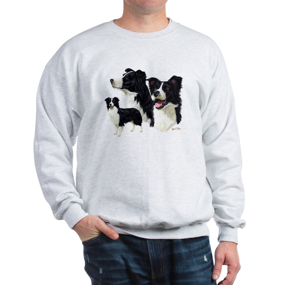 CafePress - Border Collie - Crew Neck Sweatshirt - Walmart.com