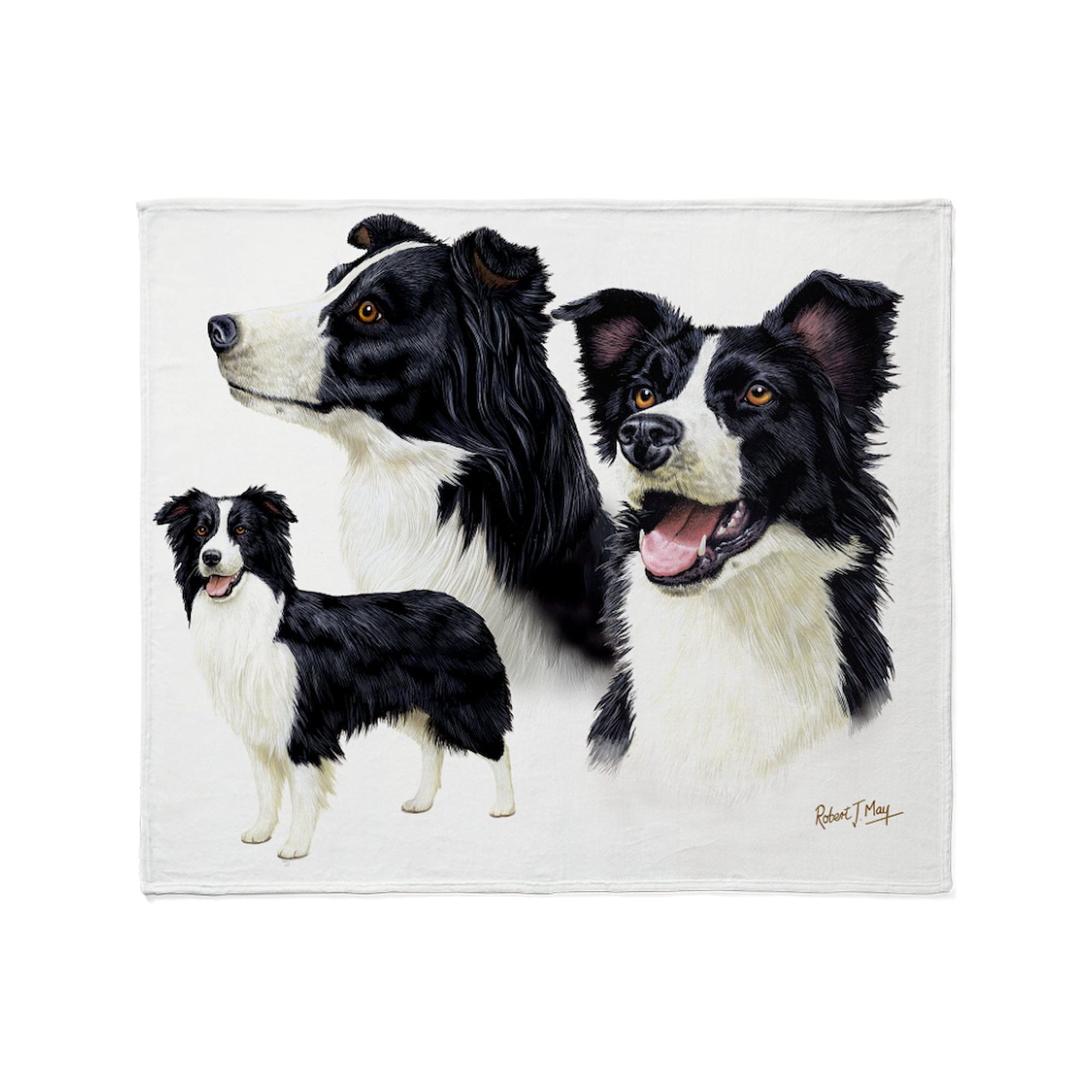 CafePress - Border Collie Multi Throw Blanket - Soft Fleece Throw ...
