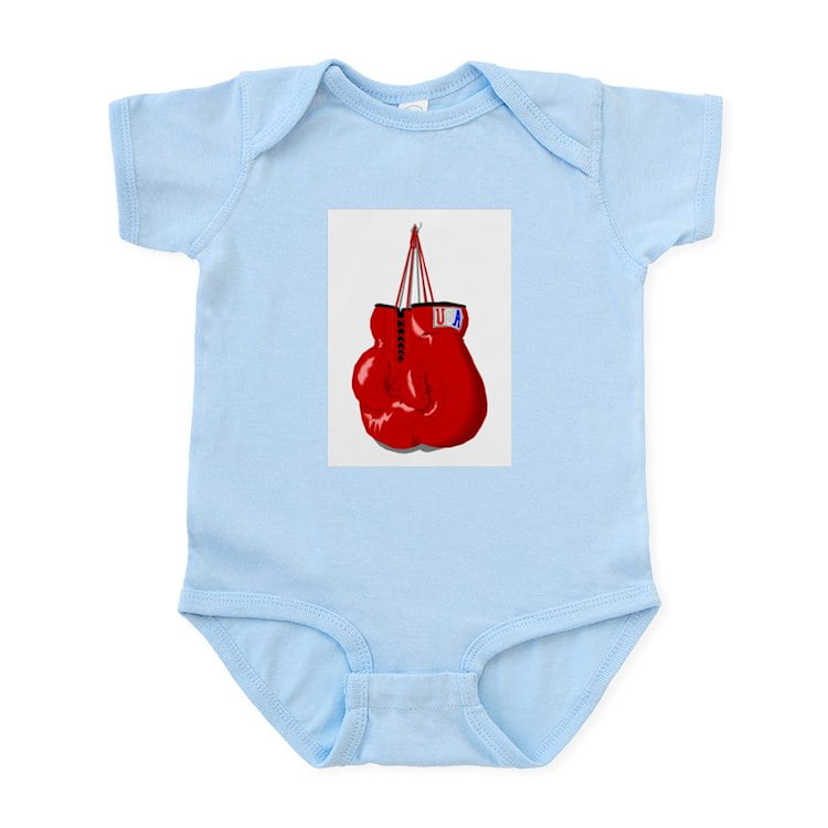 CafePress - Boxing Gloves Infant Creeper - Baby Light Bodysuit, Size ...