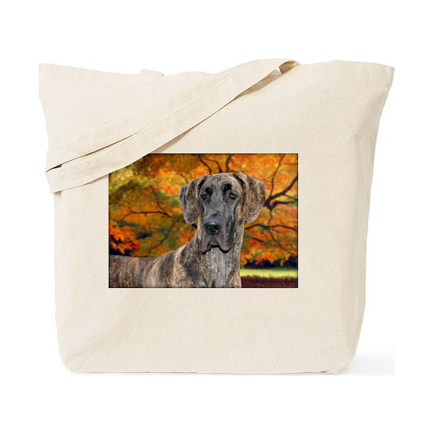 CafePress - Brindle Beauty Great Dane (Uncropped) Tote Bag - Natural ...