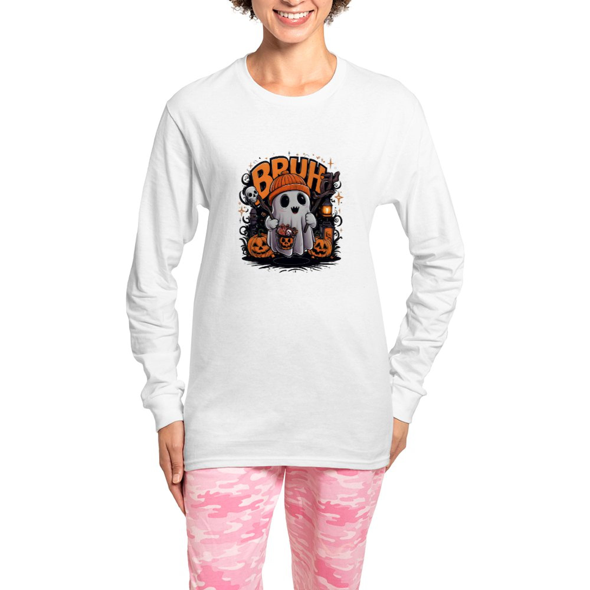 CafePress - Bruh Boo - Women's Long Sleeve Relaxed Fit Cotton Light ...