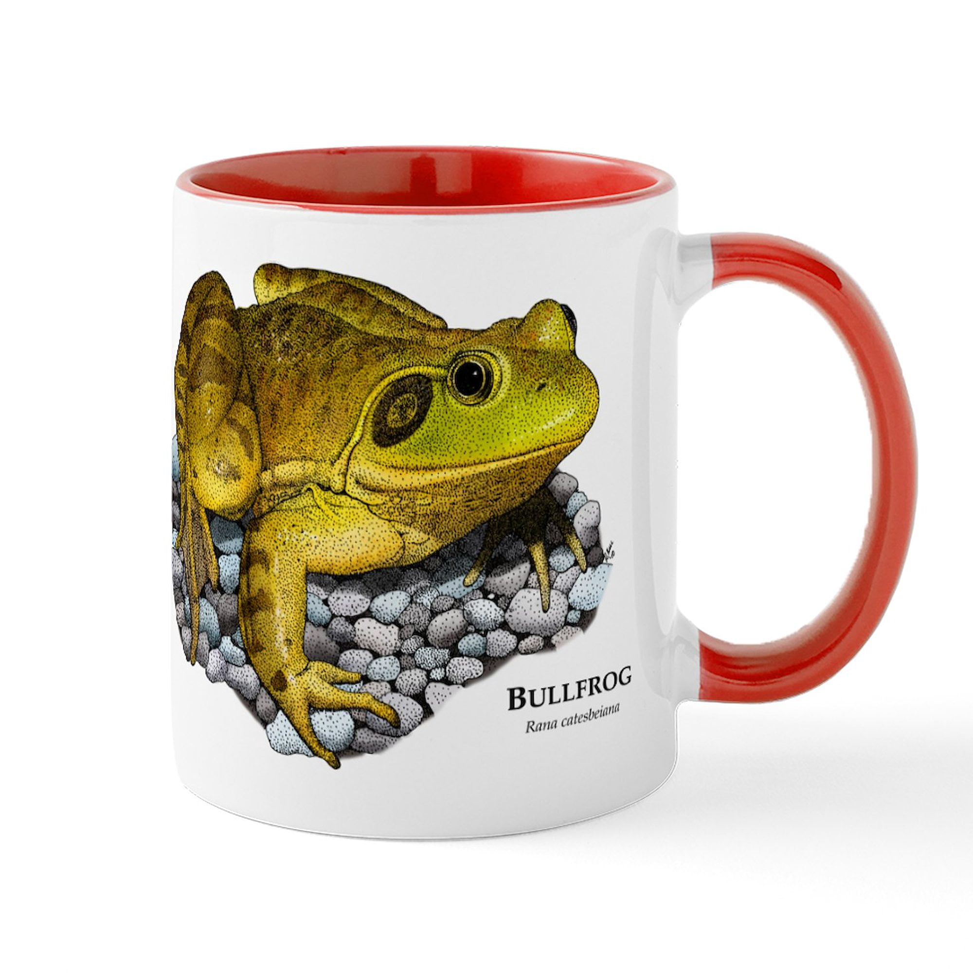 CafePress - Bullfrog Mug - 11 oz Ceramic Mug - Novelty Coffee Tea Cup ...
