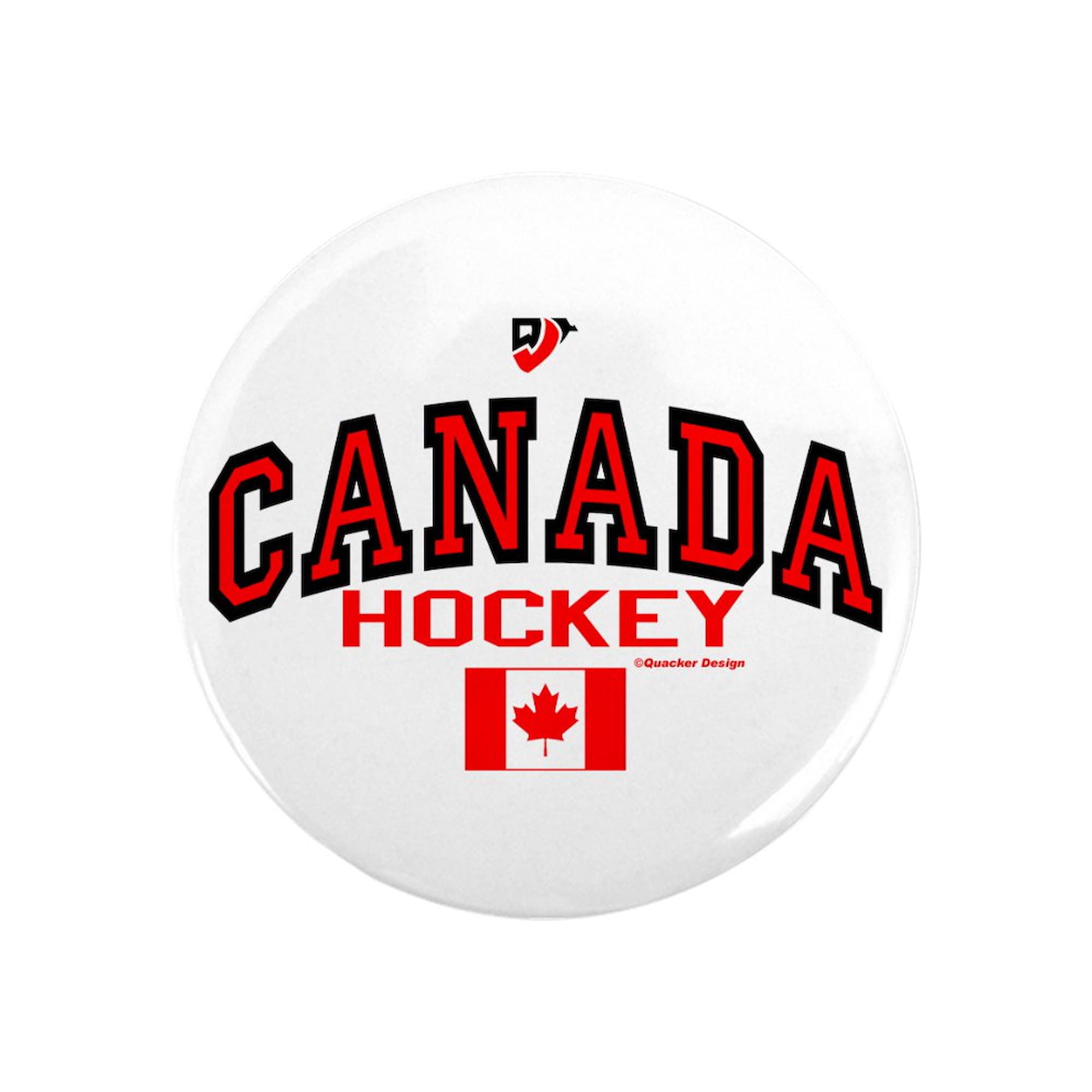 CafePress - CA(CAN) Canada Hockey Magnet - 2.25" Round Magnet ...