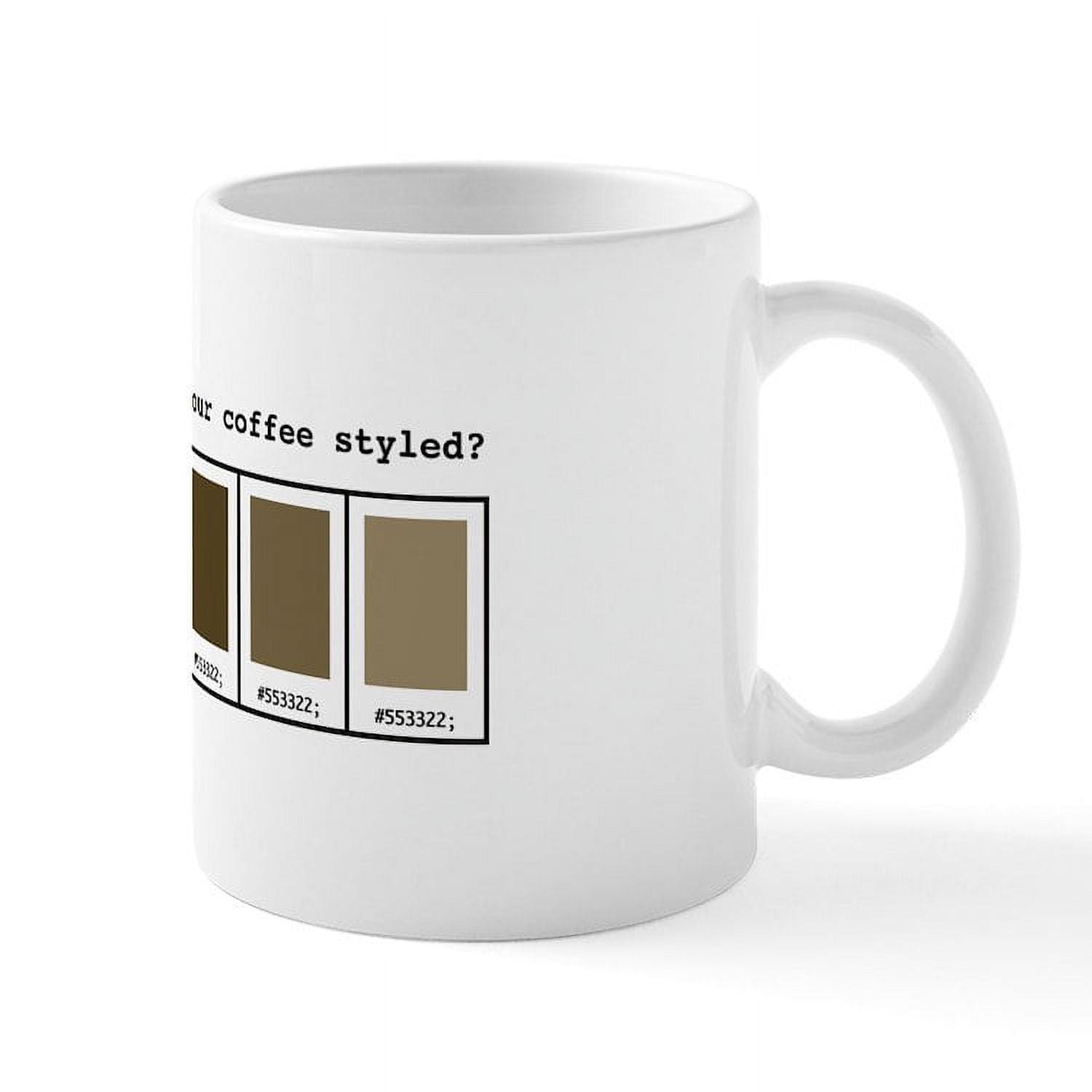 CafePress - CSS Bug Mug - 11 oz Ceramic Mug - Novelty Coffee Tea Cup - Walmart.com