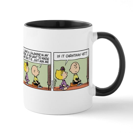 CafePress - Calendar Girl Mug - 11 oz Ceramic Mug - Novelty Coffee Tea ...