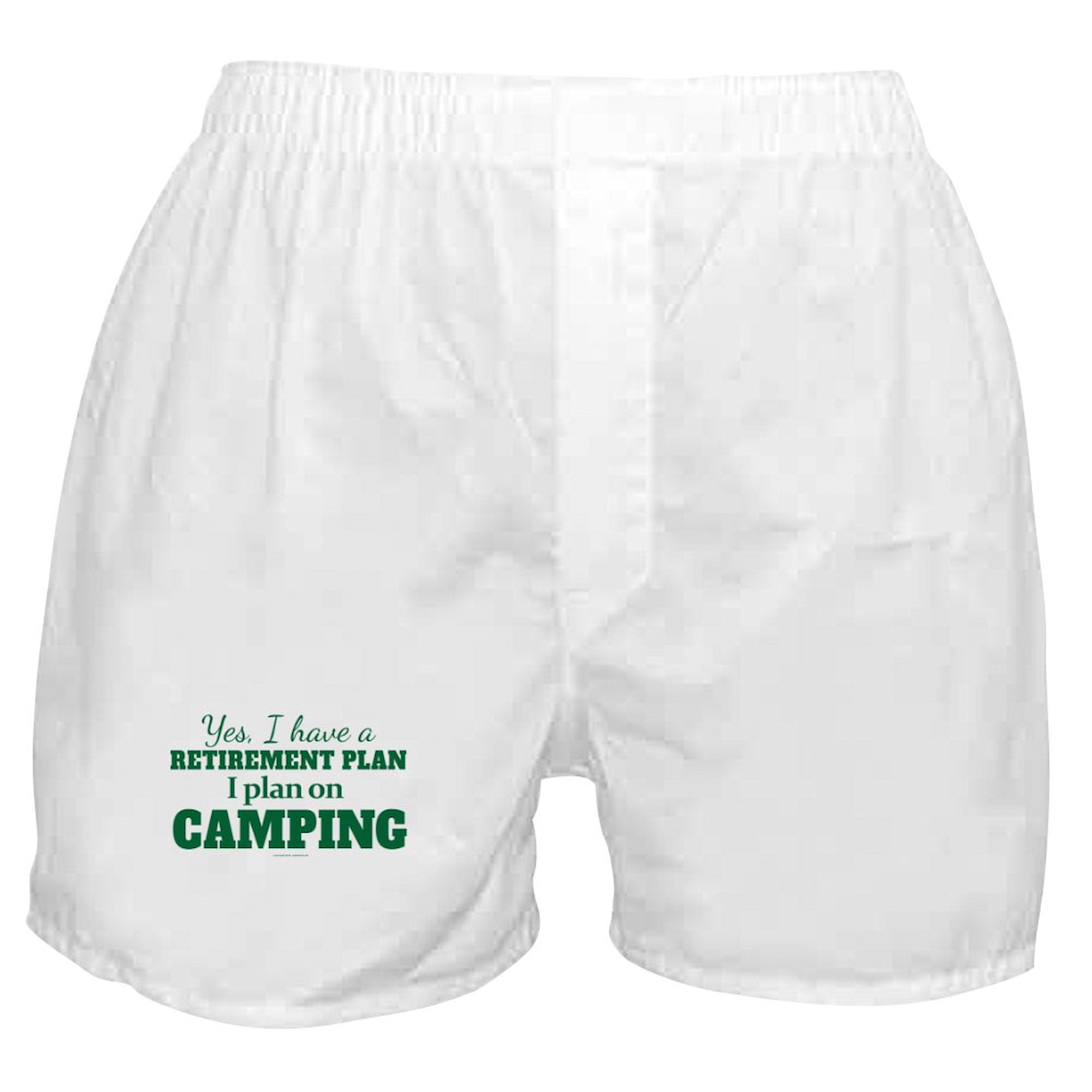 CafePress - Camping Retirement Plan Boxer Shorts - Men's Novelty Boxer ...