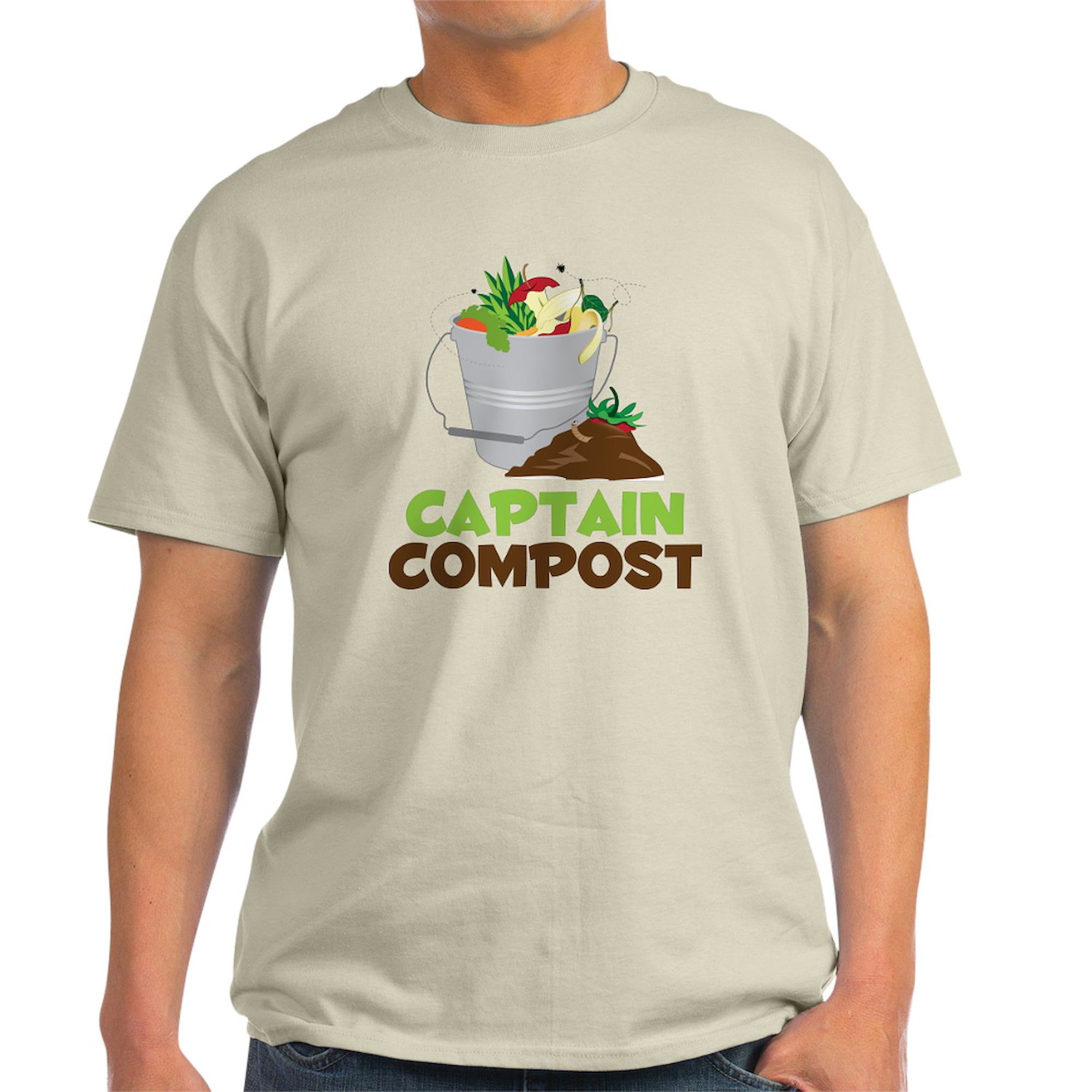 CafePress - Captain Compost Light T Shirt - Light T-Shirt - CP ...
