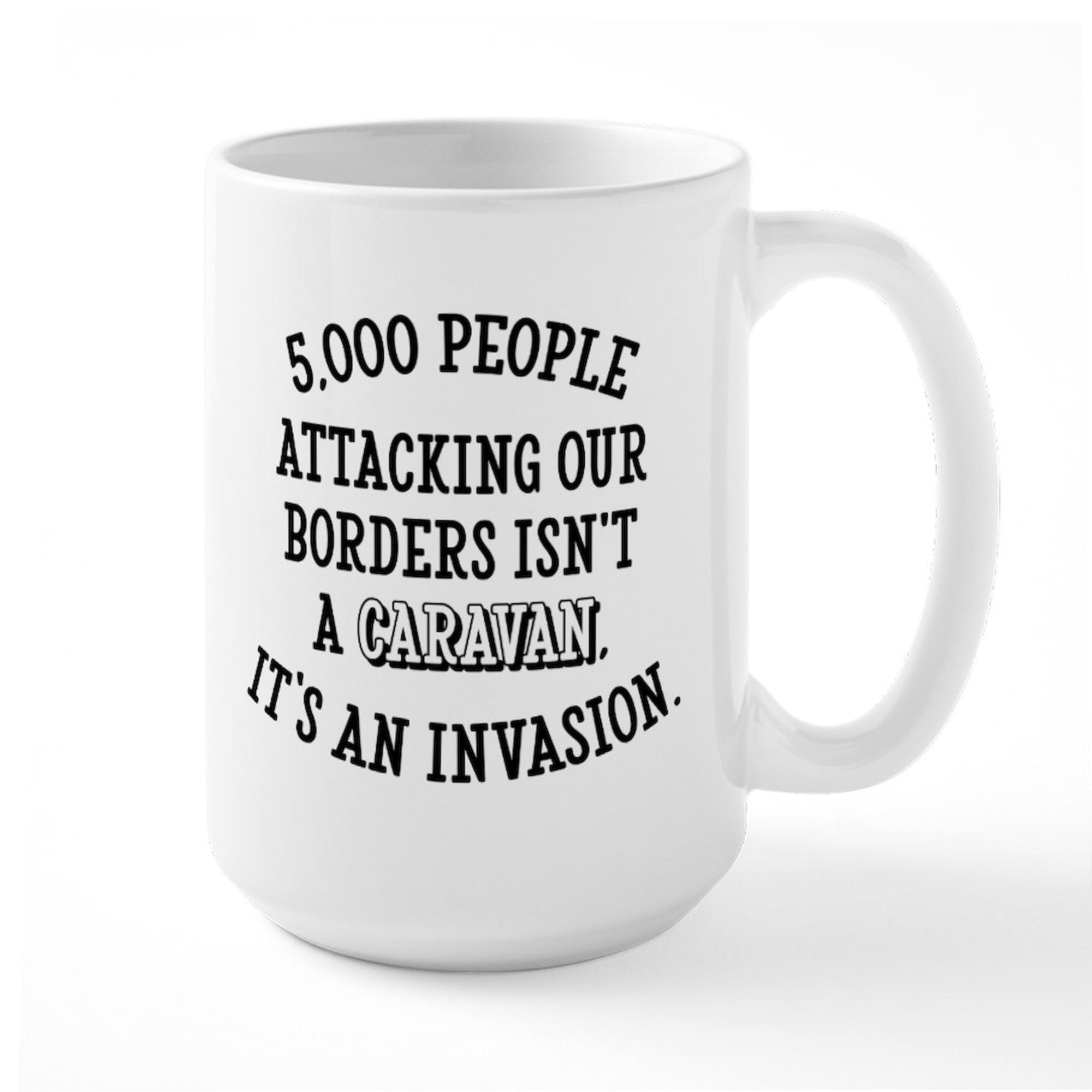 CafePress - Caravan Invasion - 15 oz Ceramic Large White Novelty Mug ...