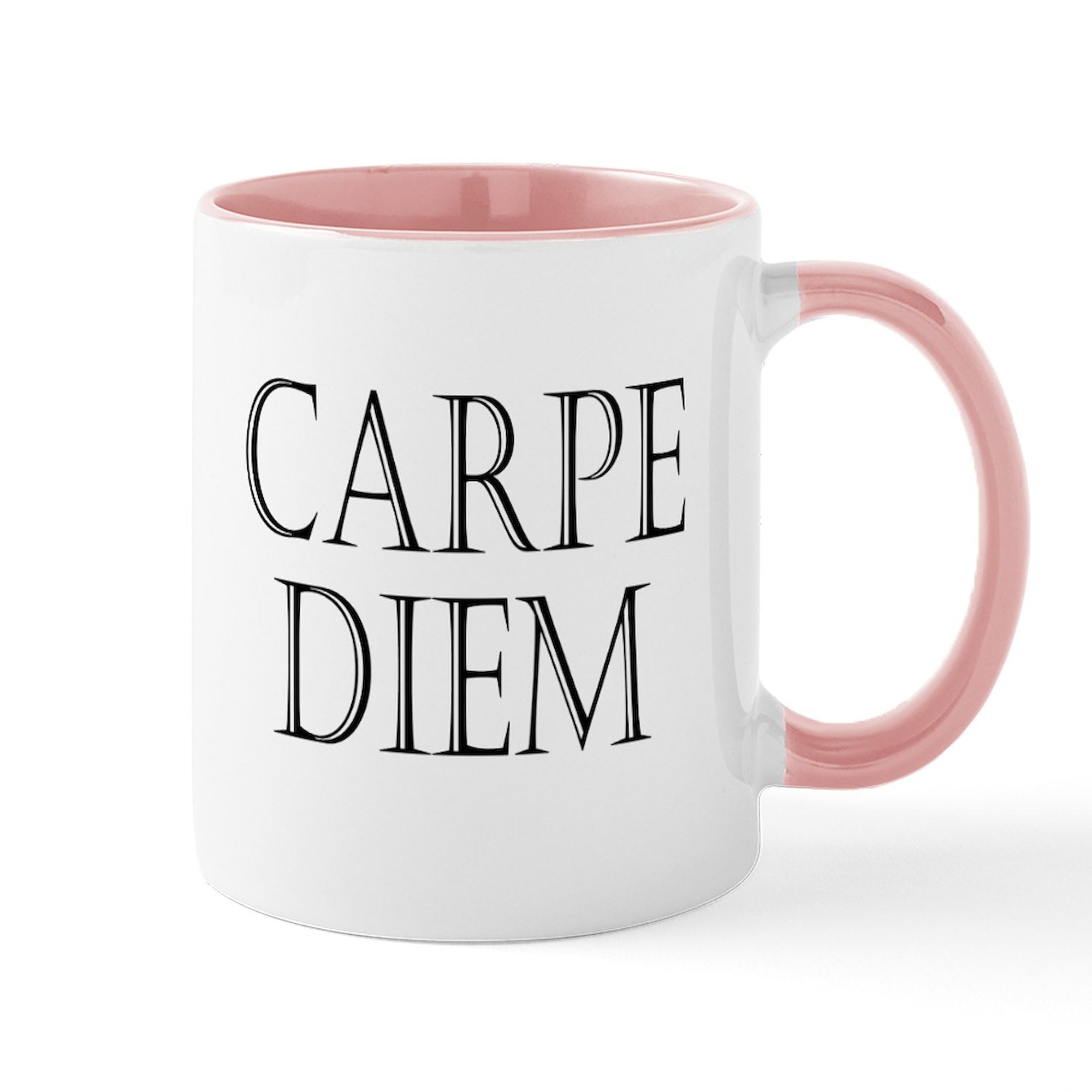 CafePress - Carpe Diem Mug - 11 oz Ceramic Mug - Novelty Coffee Tea Cup ...