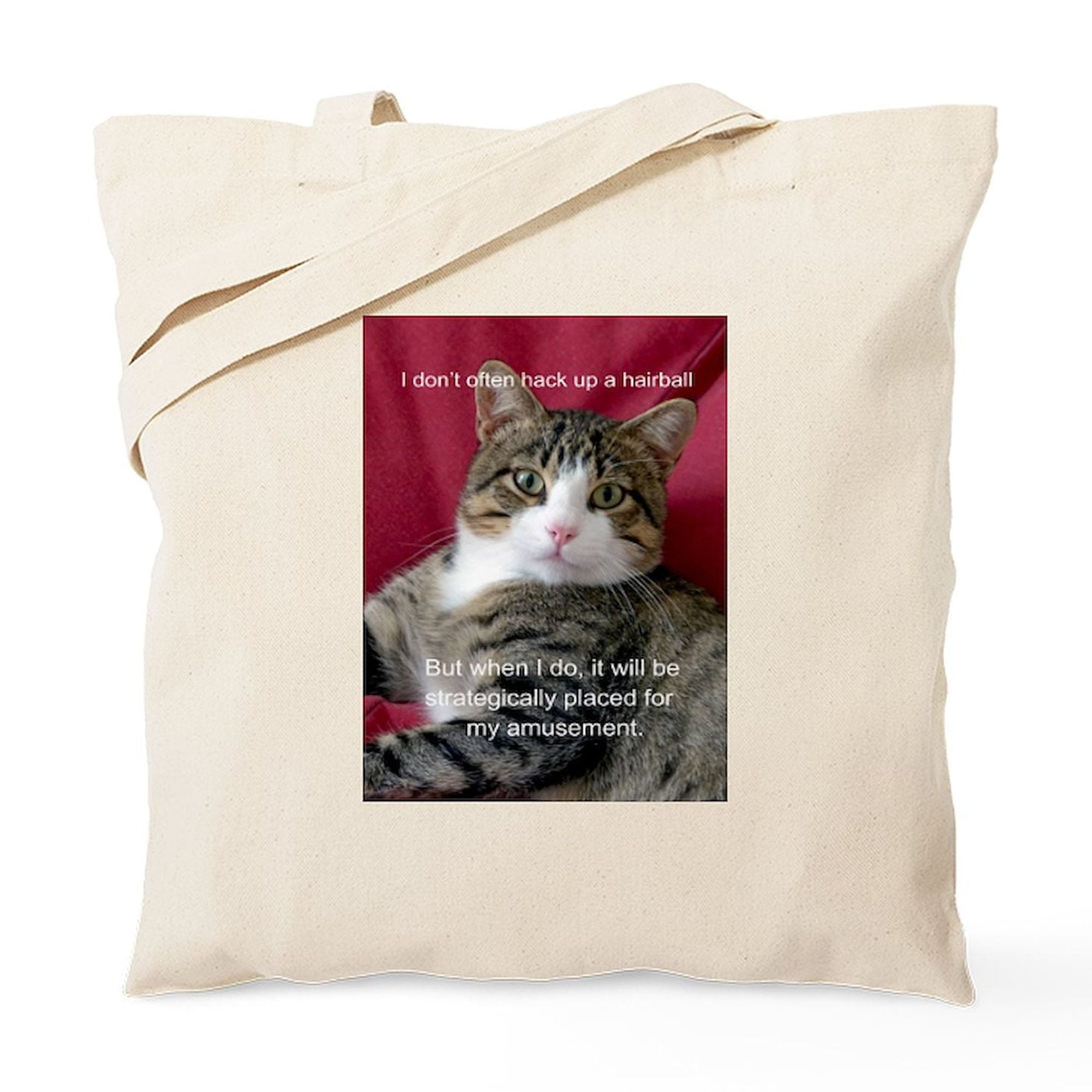 CafePress - Cat Meme Tote Bag - Unisex Canvas Tote Bag, Beige, 1-Piece ...