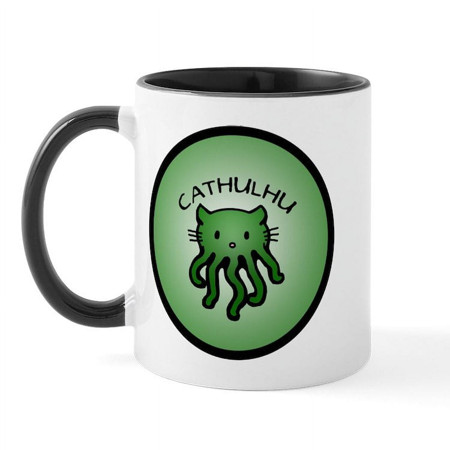 CafePress - Cathulhu Cthulhu Cat Mug - 11 oz Ceramic Mug - Novelty ...