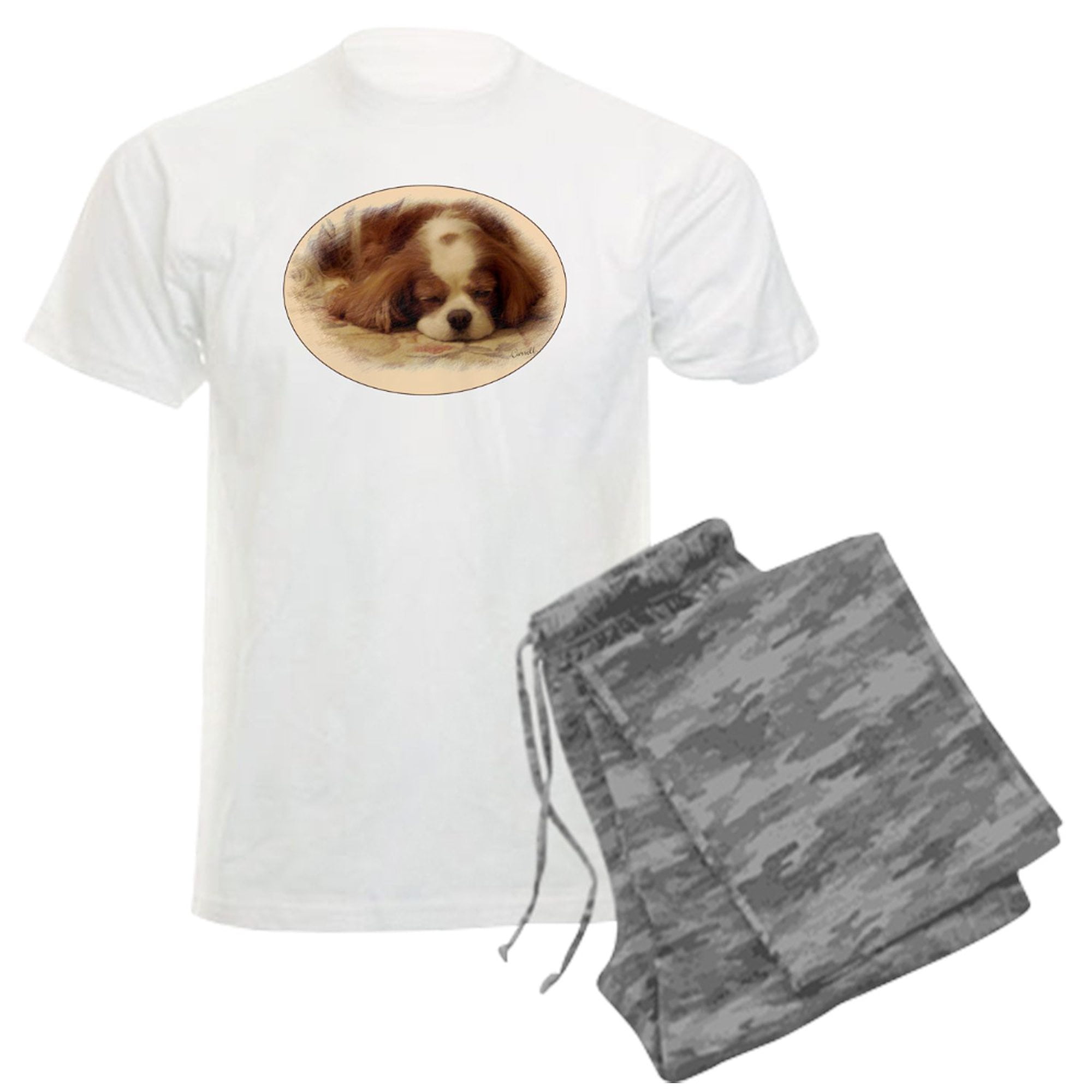 CafePress - Cavalier King Charles Spaniel Pajamas - Men's Light Loose ...